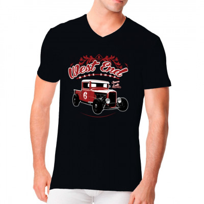 Hot Rod: West End Race Shop - T-Shirt selbst gestalten + drucken /// Im ...