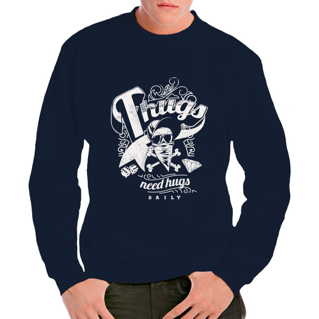 Thugs Need Hugs - Gangster Shirt - T-Shirt selbst gestalten + drucken ...