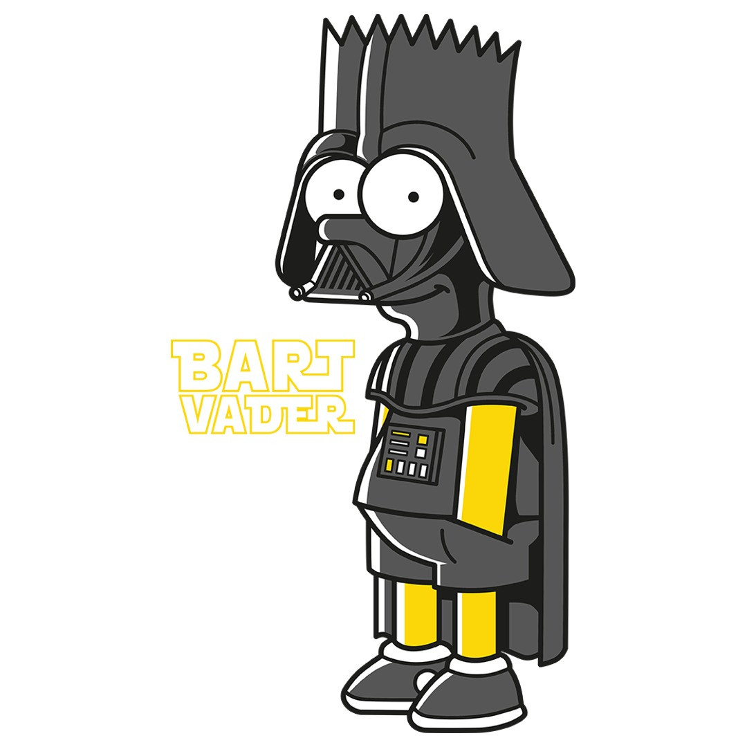 Comic Shirt: Bart Vader - T-Shirt selbst gestalten + drucken /// Im ...