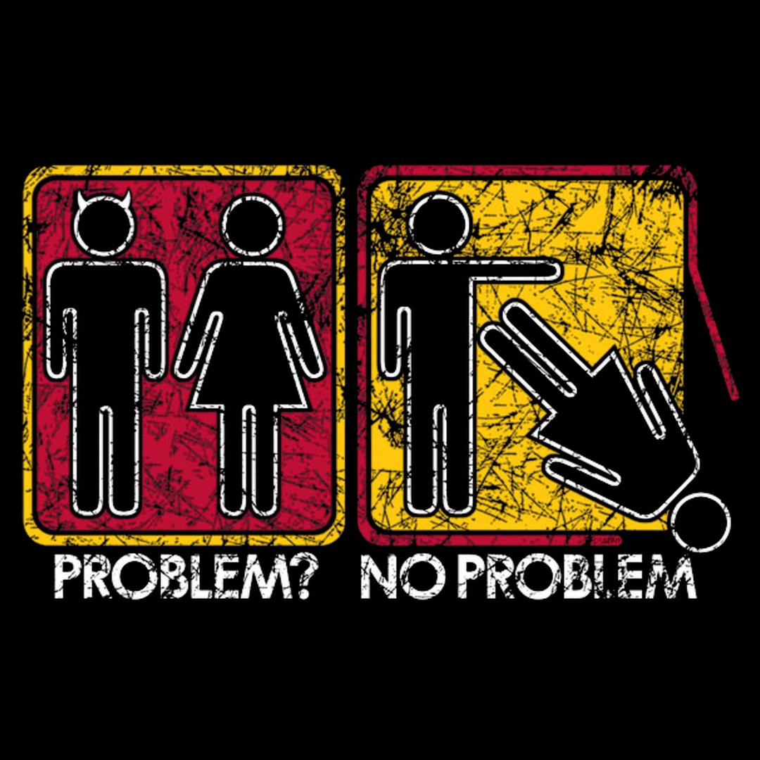 Problem - No Problem Fun Shirt - T-Shirt selbst gestalten + drucken ...