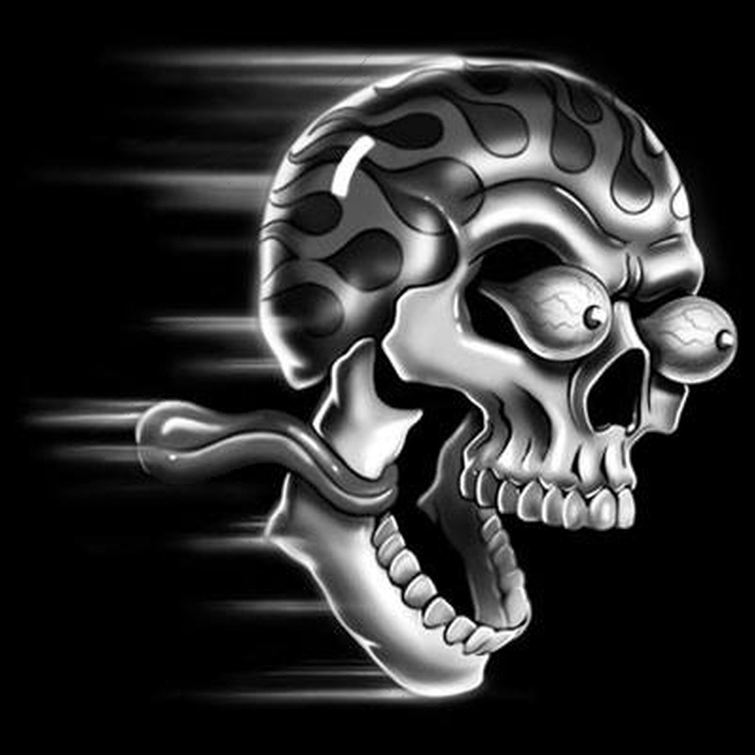 Schreiender Totenschädel - Shocking Skull - T-Shirt selbst gestalten ...