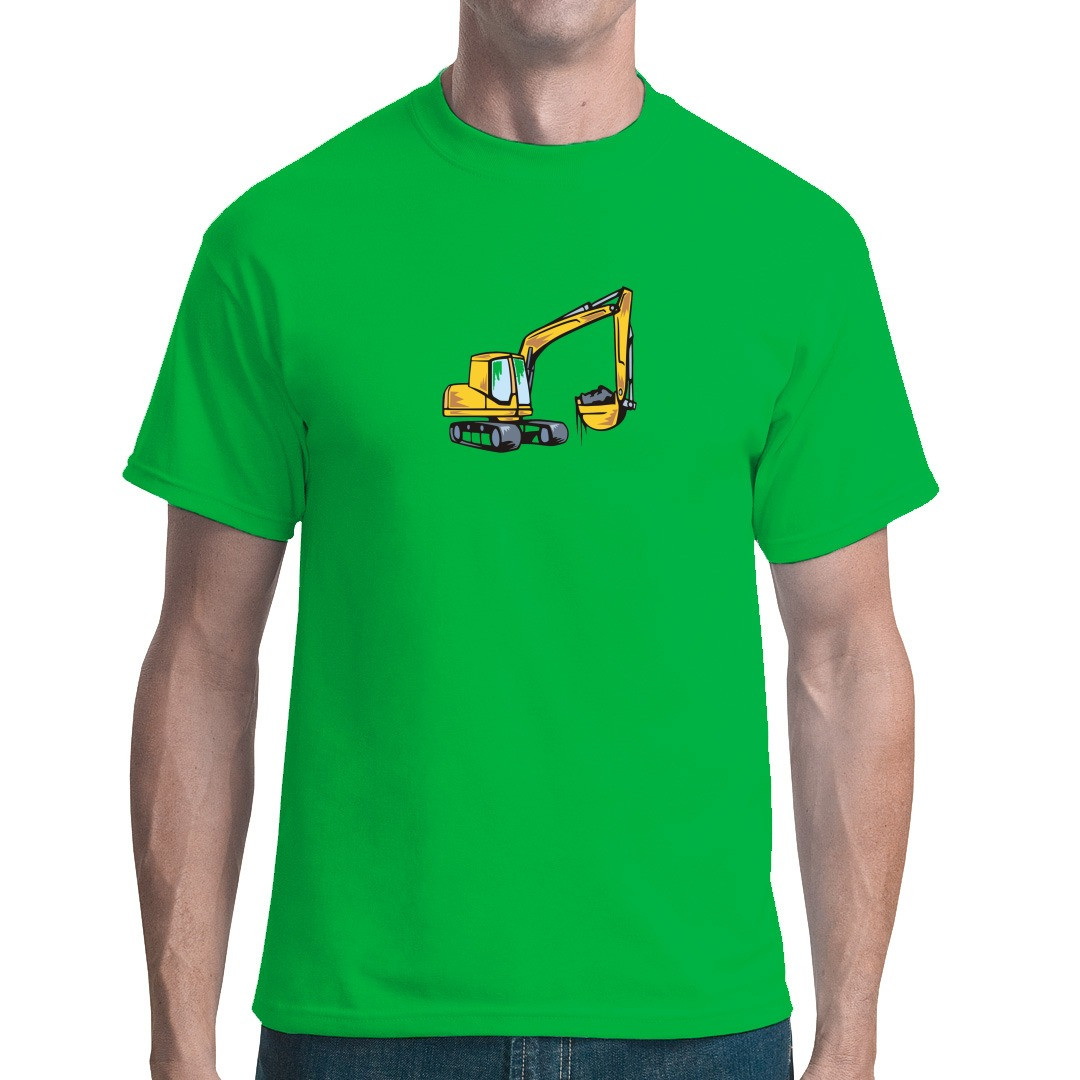 Comic-Motiv: Bagger - T-Shirt selbst gestalten + drucken /// Im-Shirt.de