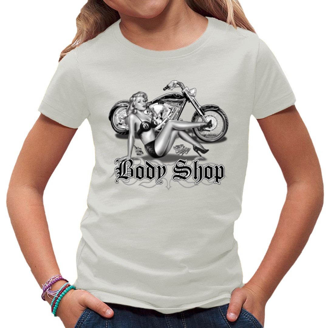 Biker Shirt: Body Shop - Cycle Girl - T-Shirt selbst gestalten ...