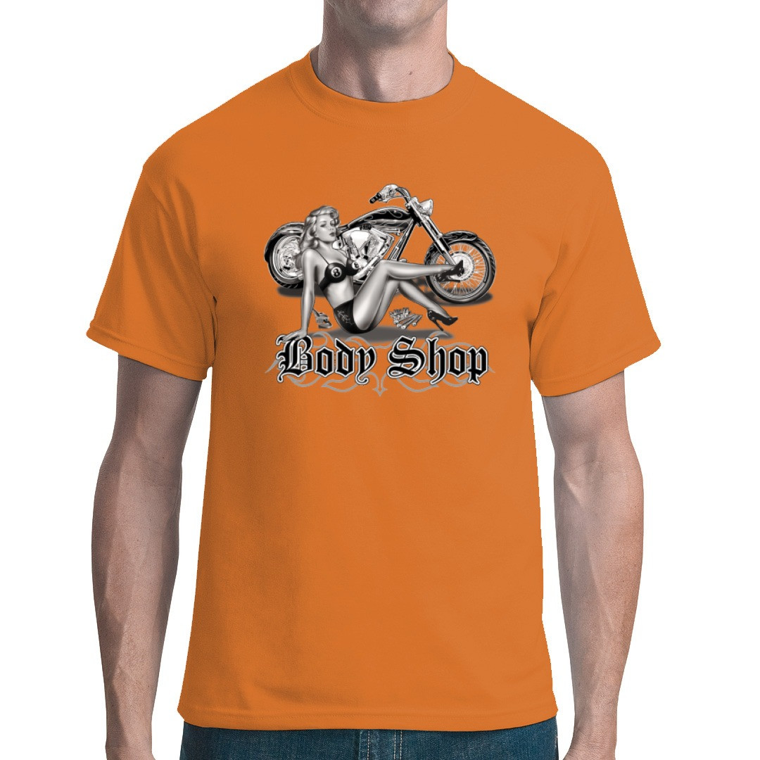 Biker Shirt: Body Shop - Cycle Girl - T-Shirt selbst gestalten ...