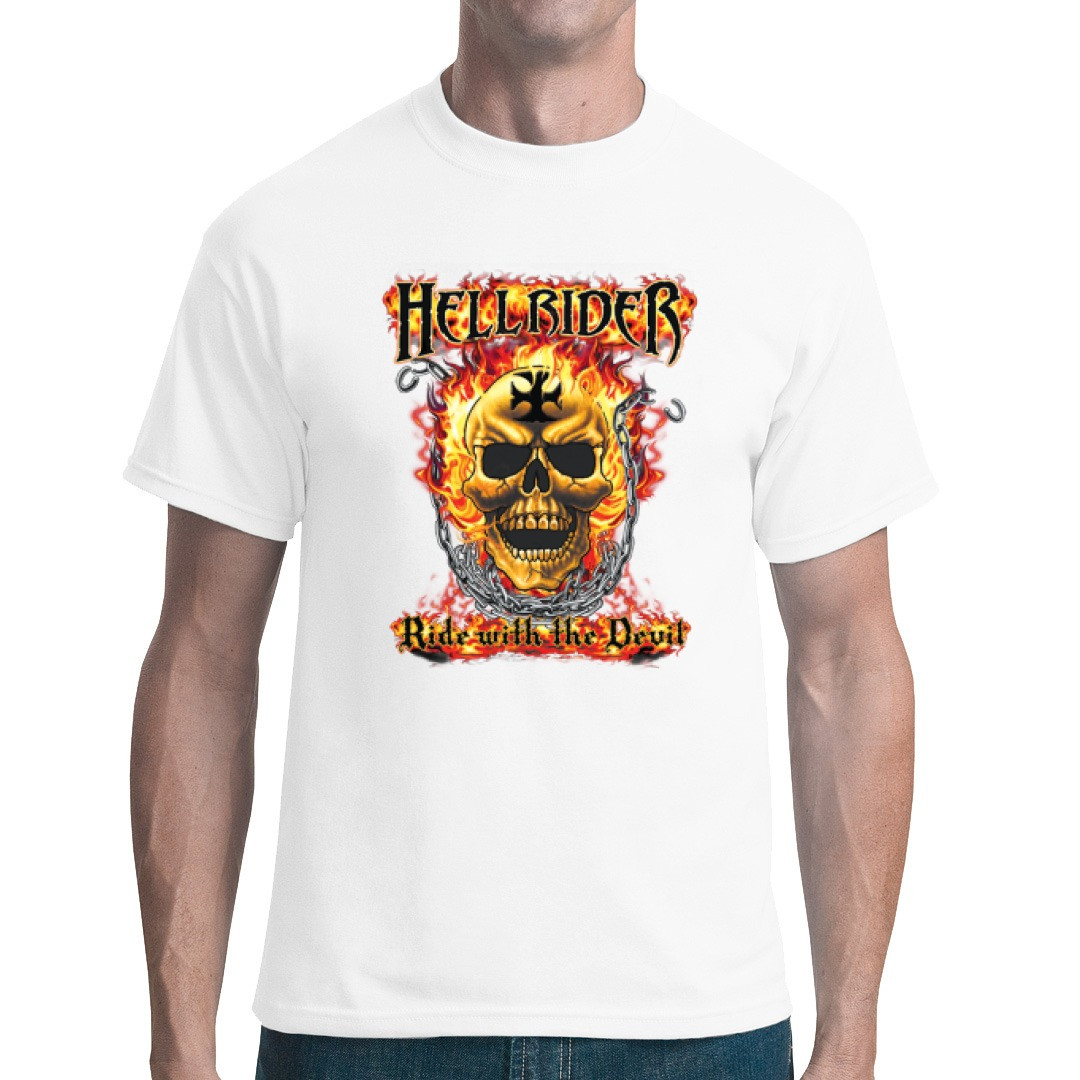 Hellrider - Ride with the devil - T-Shirt selbst gestalten + drucken ...