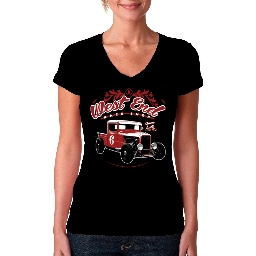 Hot Rod: West End Race Shop - T-Shirt selbst gestalten + drucken /// Im ...