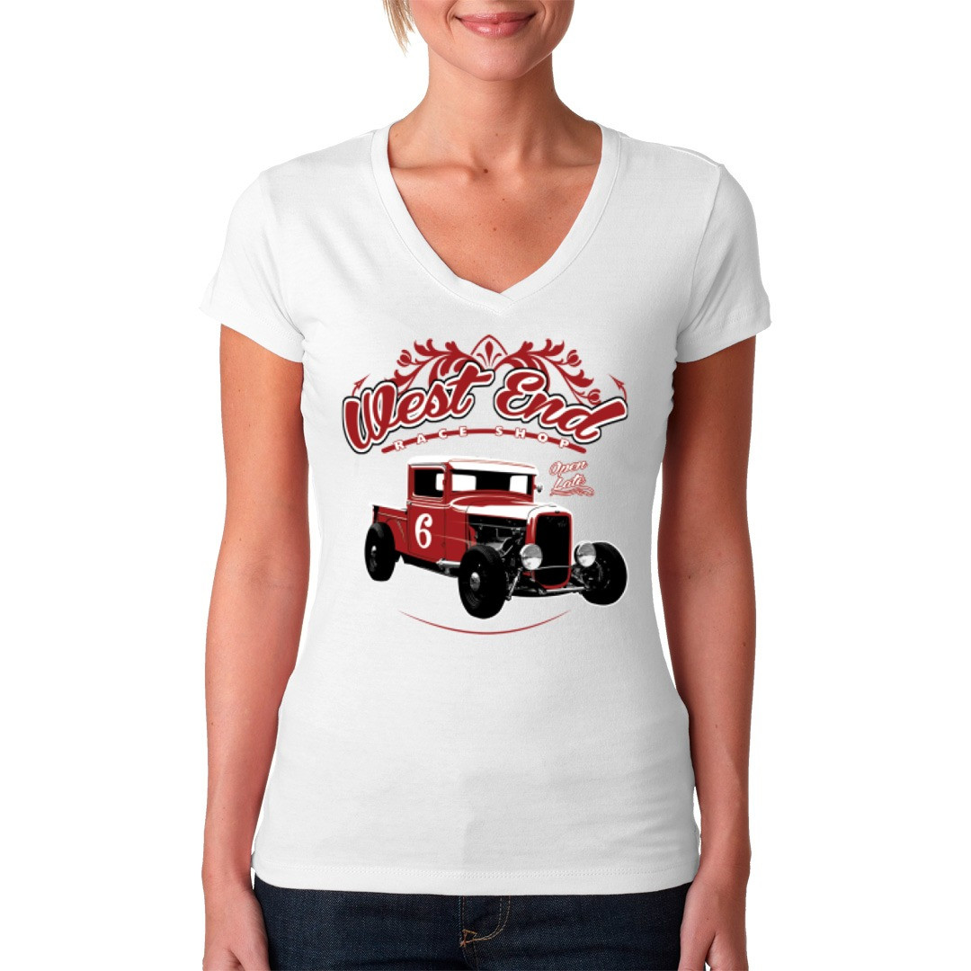 Hot Rod: West End Race Shop - T-Shirt selbst gestalten + drucken /// Im ...